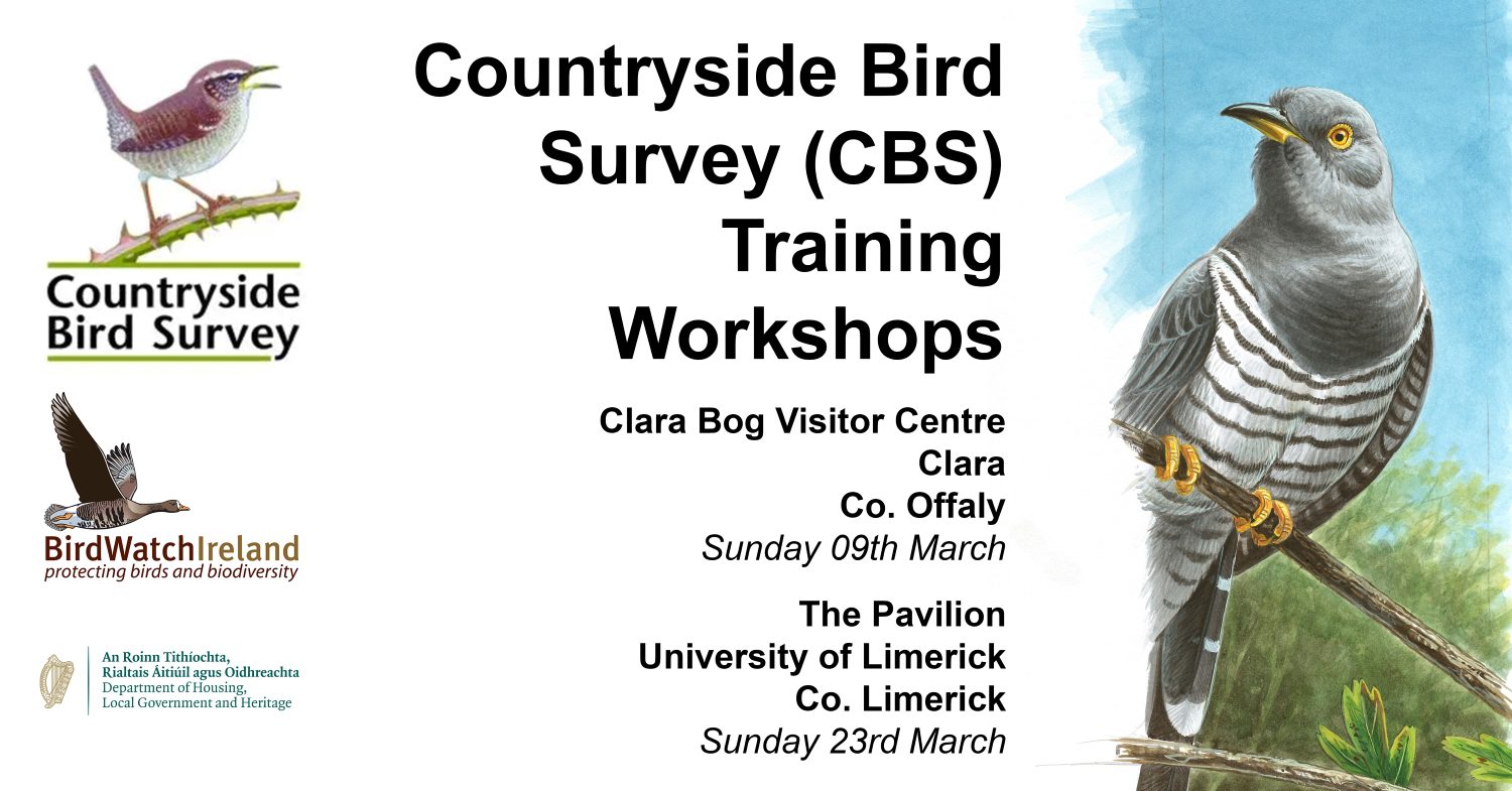 Countryside Bird Survey (CBS) Training Day - Clara, Co. Offlay ...
