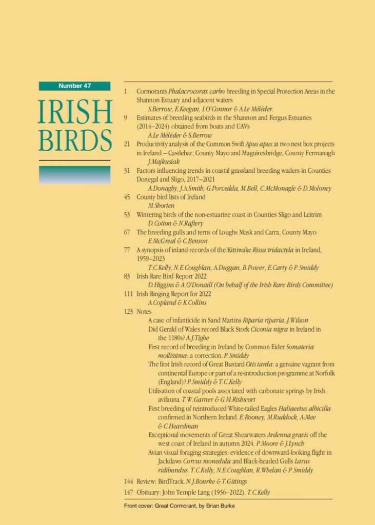 Irish Birds 2025 - No. 47 - BirdWatch Ireland